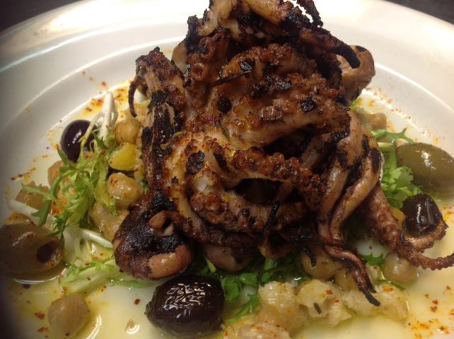 char-grilled baby octopus - LIB Magazine