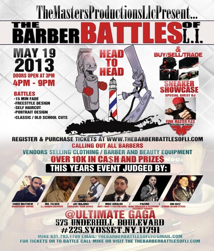 Get ready to cut loose at the Barber Battles of Long Island! - LIB Magazine
